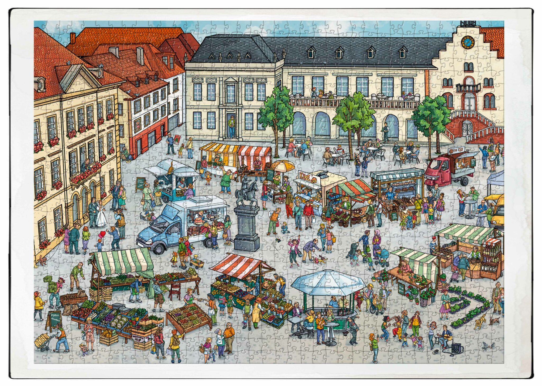 WIR PUZZELN UNS DURCH DIE PFALZ - LANDAUER WOCHENMARKT - LIPPLERBOOKZ